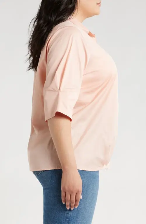 HARSHMAN Bernadiana Cotton Button-up Shirt - Rose Cloud