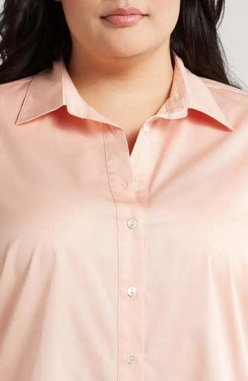 HARSHMAN Bernadiana Cotton Button-up Shirt - Rose Cloud