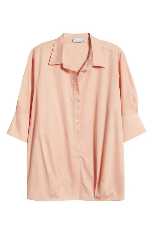 HARSHMAN Bernadiana Cotton Button-up Shirt - Rose Cloud
