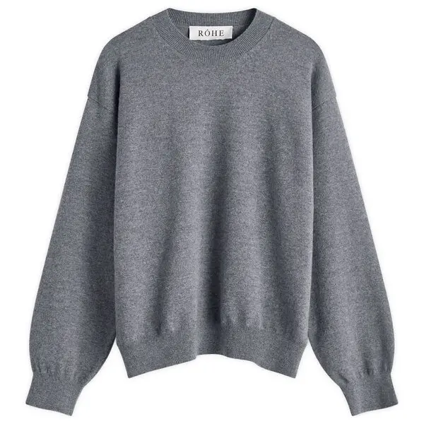 RÓHE Crew Neck With Open Armhole