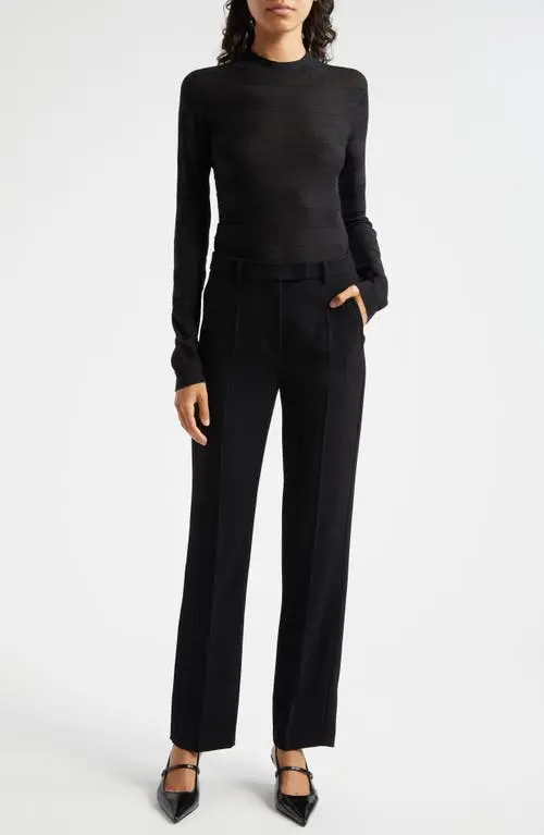 Emporio Armani Techno Gabardine Straight Leg Trousers