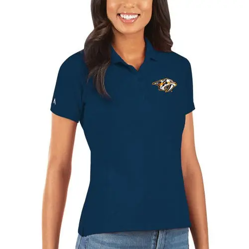 ANTIGUA Nashville Predators Legacy Pique Polo - Navy