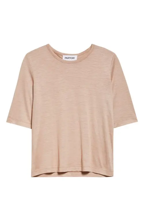 Partow Parker Modal & Cashmere T-shirt - Blush
