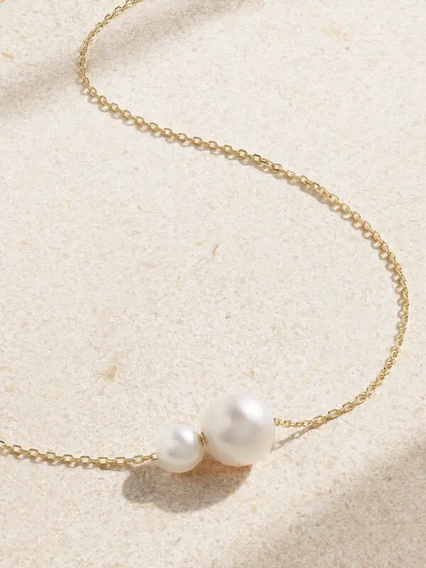 Mizuki 14-karat Freshwater Pearl Necklace