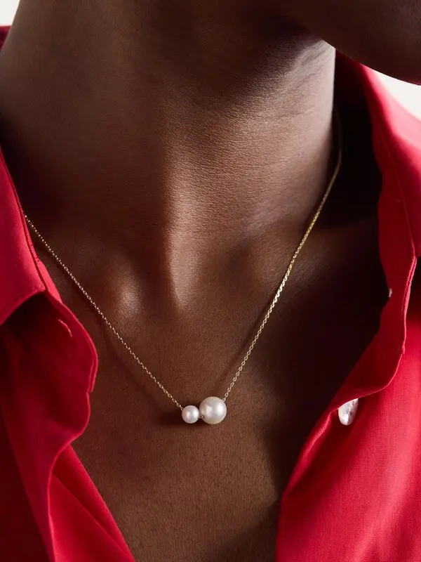 Mizuki 14-karat Freshwater Pearl Necklace