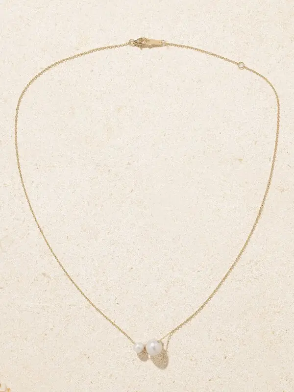Mizuki 14-karat Freshwater Pearl Necklace