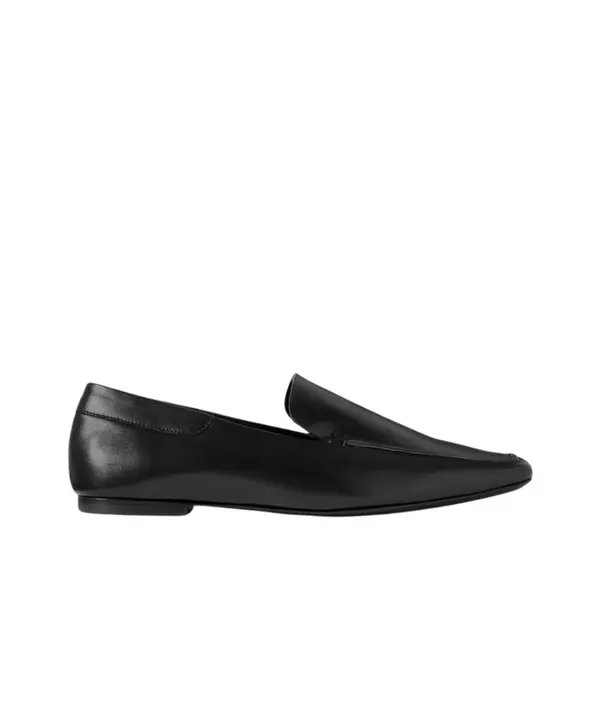 Staud Becks Leather Loafers In Black - 60% Off | Editorialist display picture 2
