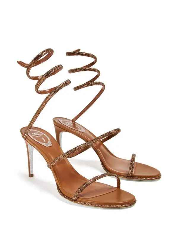 Rene Caovilla 80mm Cleo Embellished Sandals