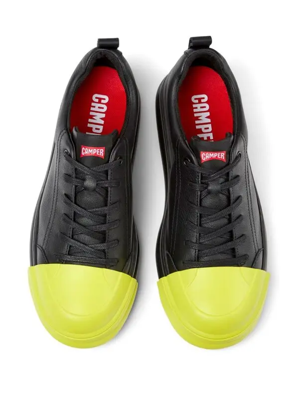 Camper Junction Runner Leather Sneakers - Black