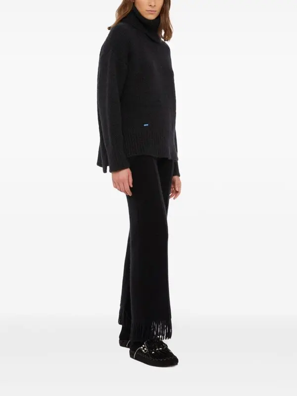 Alanui Roll-neck Jumper - Black