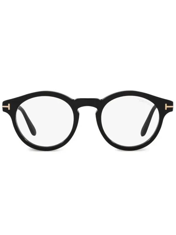 TOM FORD Round-frame Glasses - Black