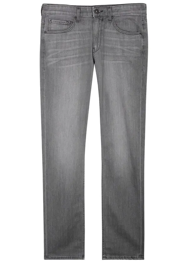 Paige Federal Straight-leg Jeans - Grey