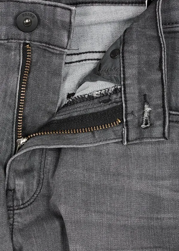 Paige Federal Straight-leg Jeans - Grey