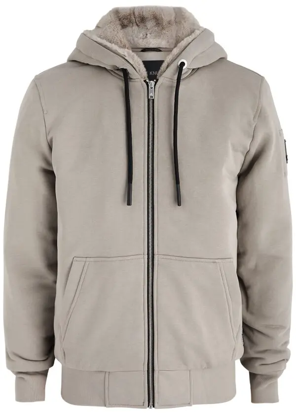 Moose Knuckles Bunny Hooded Cotton-blend Sweatshirt