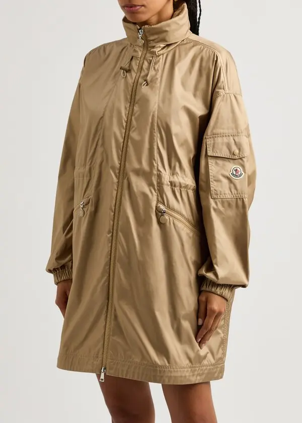 Moncler Adhemar Nylon Parka - Beige