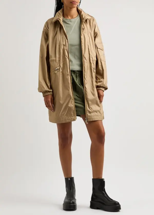 Moncler Adhemar Nylon Parka - Beige