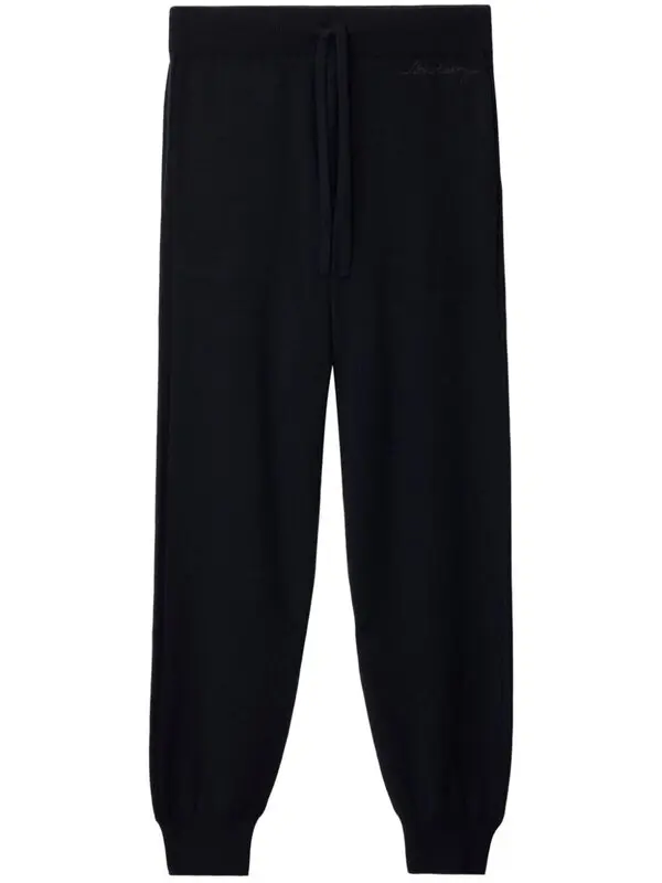 Burberry Cashmere Jogging Pants - Black