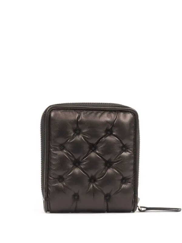 MAISON MARGIELA Leather Zip Around Wallet - Brown