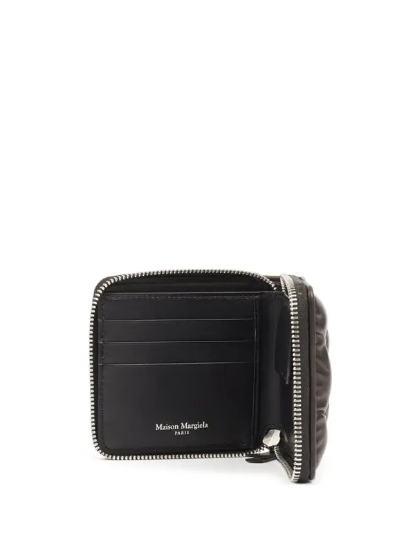 MAISON MARGIELA Leather Zip Around Wallet - Brown