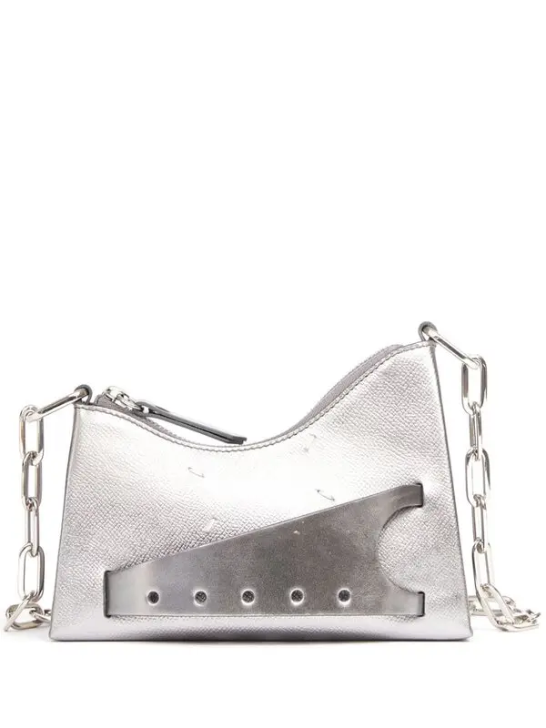 MAISON MARGIELA Snatched Hobo Bag - Silver