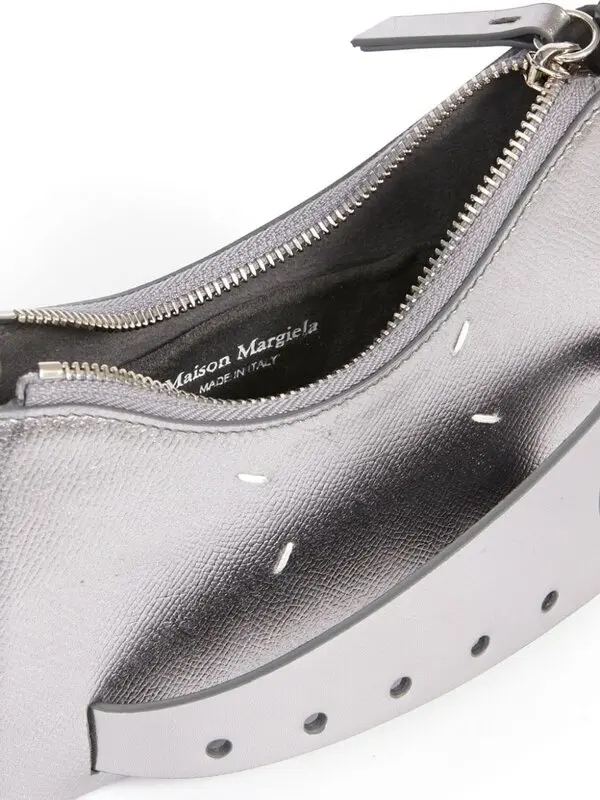 MAISON MARGIELA Snatched Hobo Bag - Silver