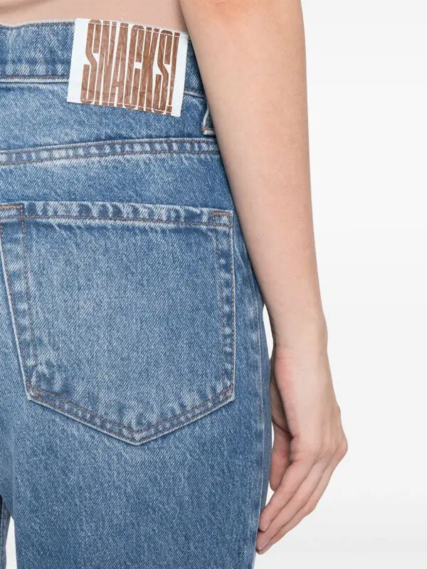 MOTHER Recycled Cotton-lyocell Blend Denim Jeans