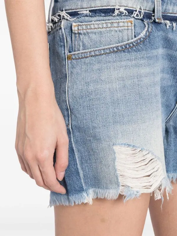 FRAME Le Garçon Denim Shorts