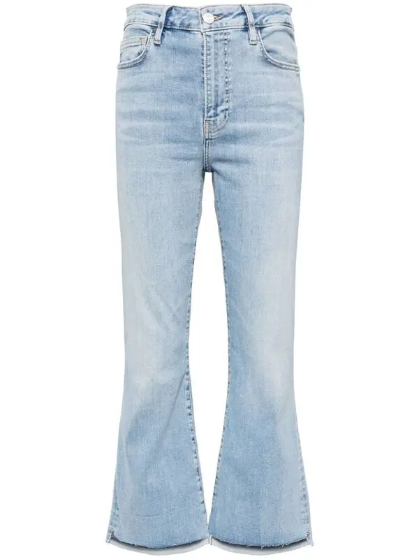 FRAME Le Crop Mini Fraied Jeans