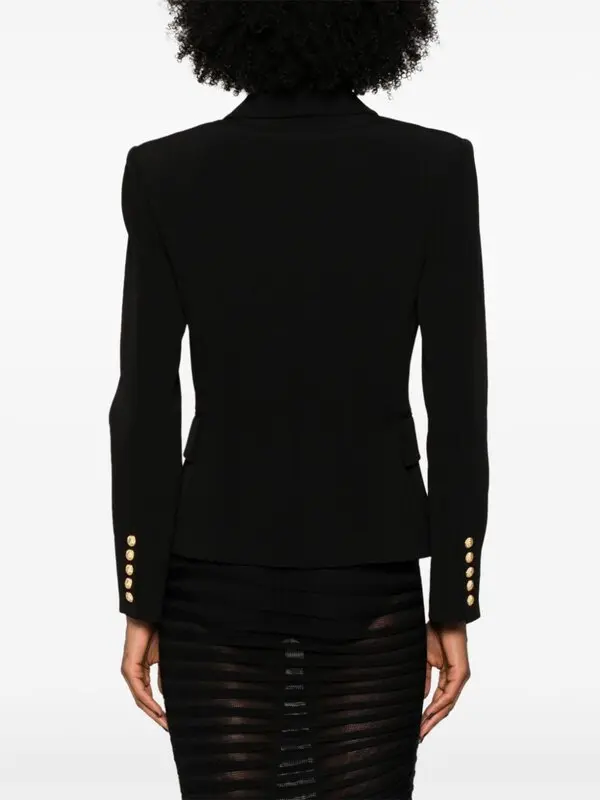 Balmain Double-breasted Blazer - Black