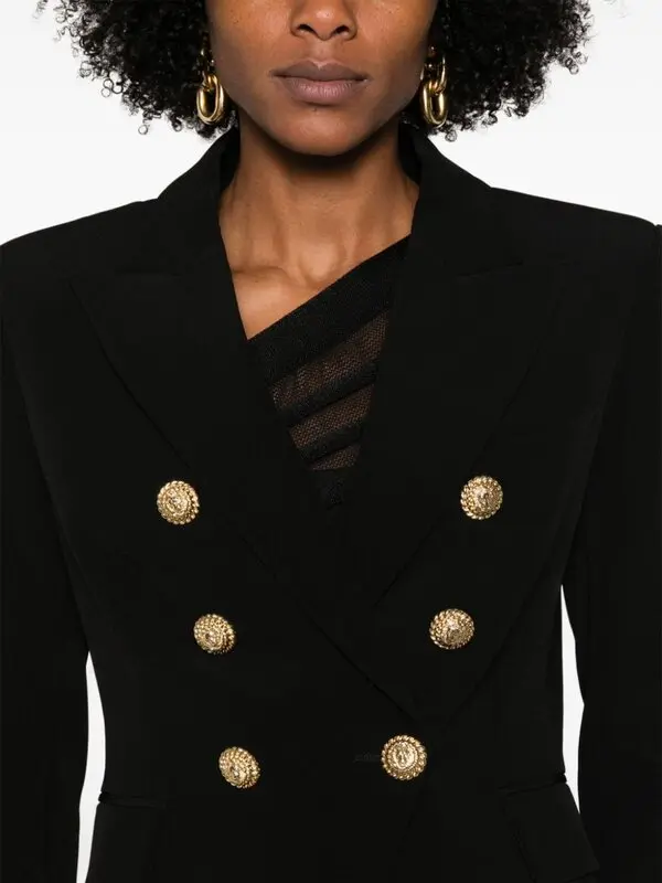 Balmain Double-breasted Blazer - Black