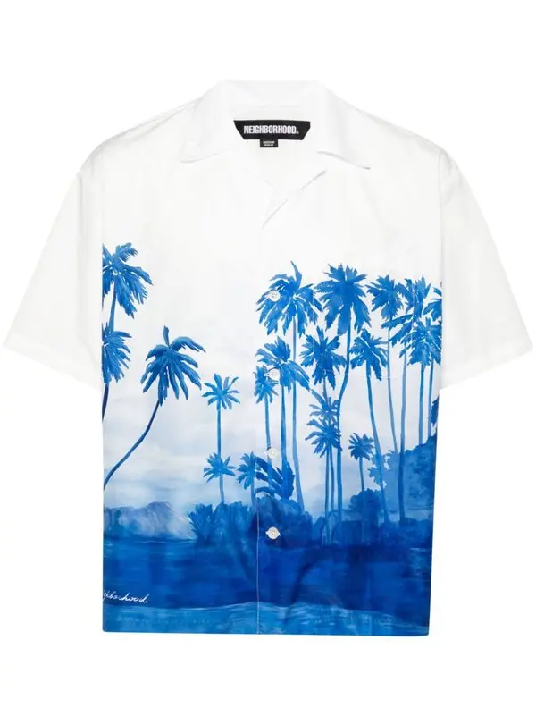 NEIGHBORHOOD Palm Tree-print Shirt