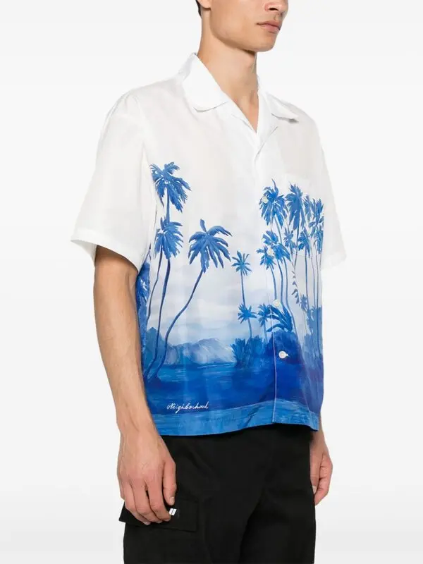 NEIGHBORHOOD Palm Tree-print Shirt