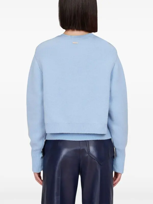 FERRAGAMO Layered Cashmere Sweater - Blue