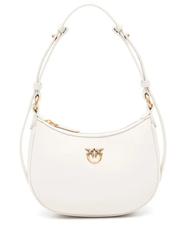 Pinko Baby Half Moon Shoulder Bag - White