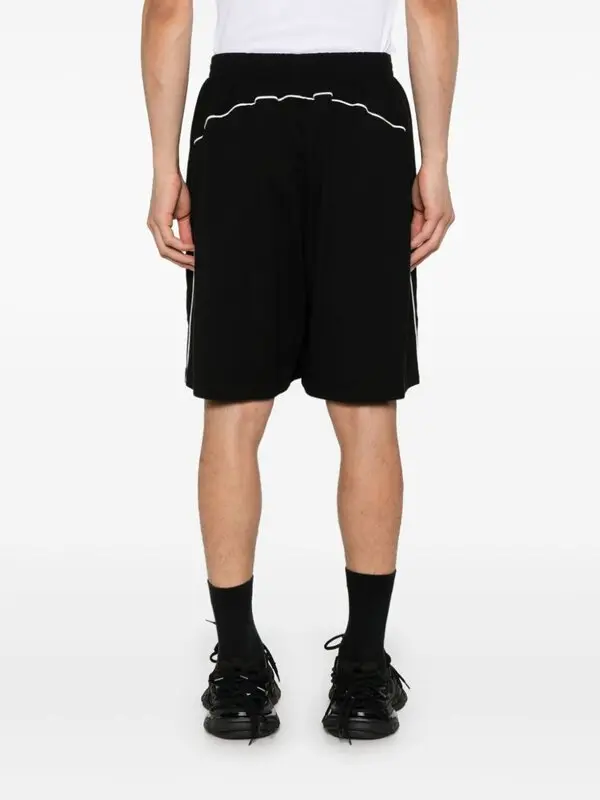 Balenciaga Soccer Baggy Shorts - Black | Editorialist