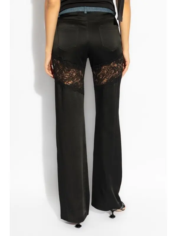 Blumarine Panelled Straight Trousers