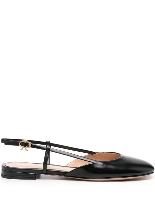 GIANVITO ROSSI Leather Ballet Flats
