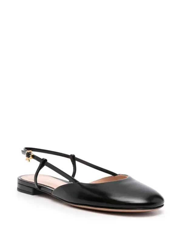 GIANVITO ROSSI Leather Ballet Flats