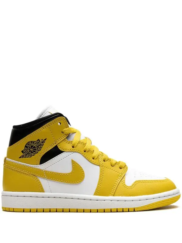 JORDAN Air 1 Mid Sneakers - Yellow