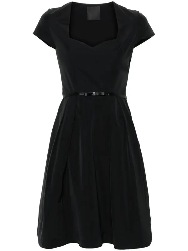 Givenchy 4g-bow Taffeta Mini Dress