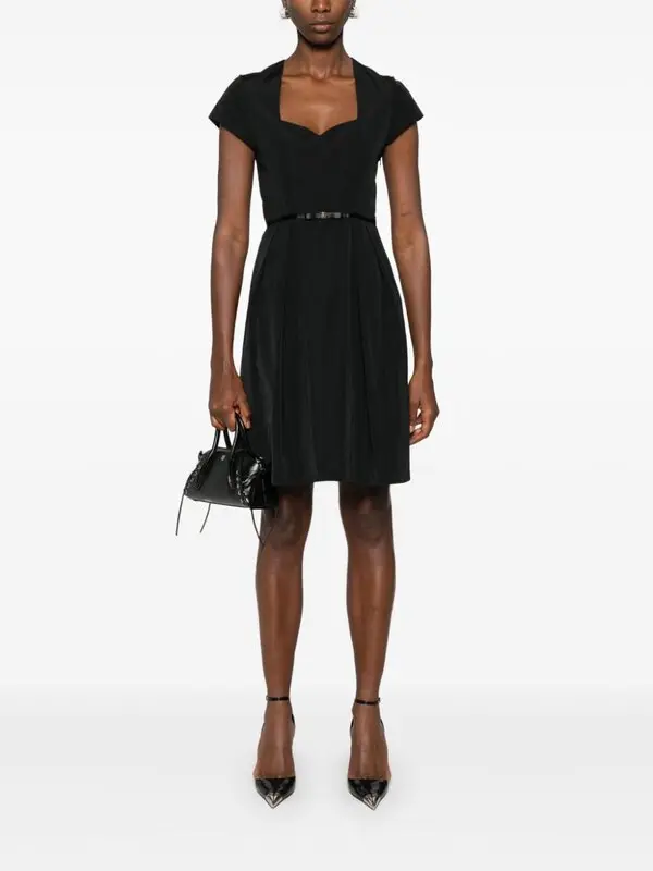 Givenchy 4g-bow Taffeta Mini Dress