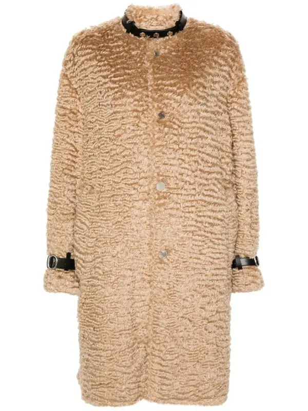 JIL SANDER Brushed Coat - Neutrals