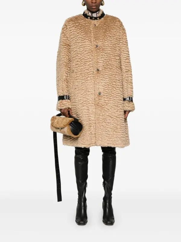 JIL SANDER Brushed Coat - Neutrals
