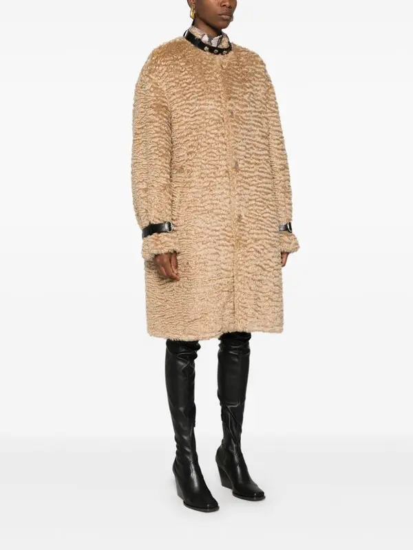 JIL SANDER Brushed Coat - Neutrals