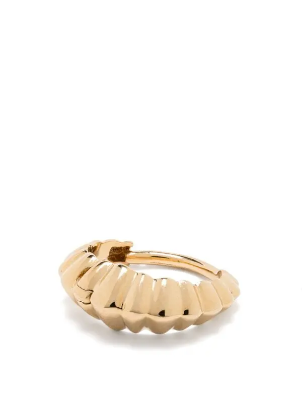 Lizzie Mandler Mini Crescent Single Earring - Gold