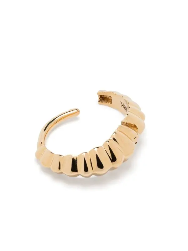 Lizzie Mandler Mini Crescent Single Earring - Gold