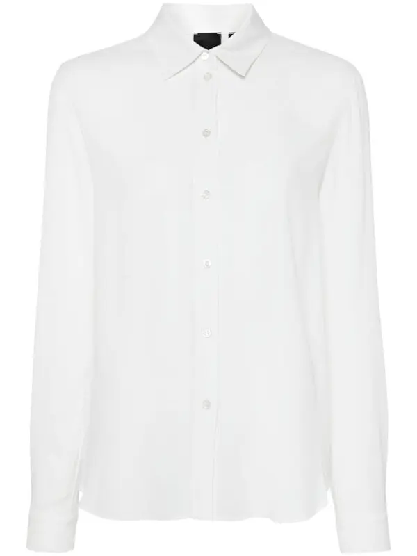 Pinko Crepe De Chine Shirt - White