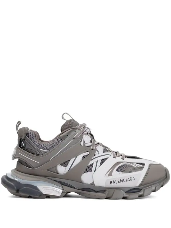 Balenciaga Track Faded-effect Sneakers - Brown