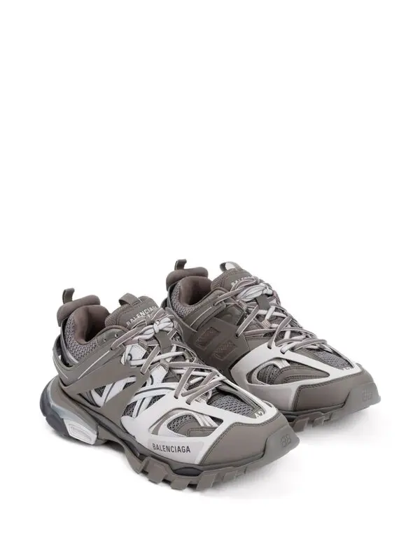 Balenciaga Track Faded-effect Sneakers - Brown