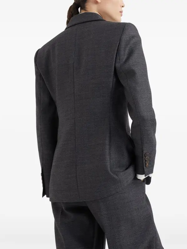 Brunello Cucinelli Single-breasted Virgin-wool Blazer